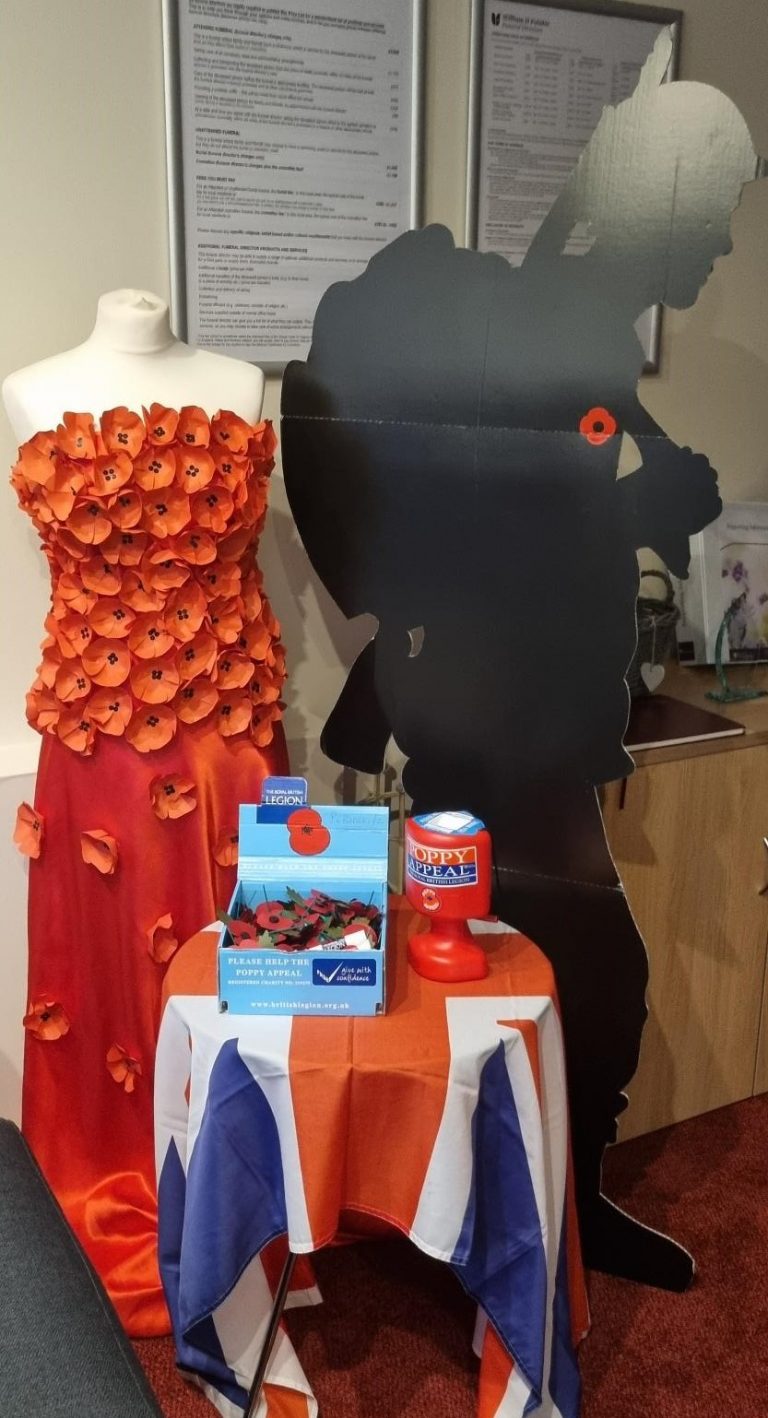 2022 Remembrance Window Display - William H Painter Funeral Directors